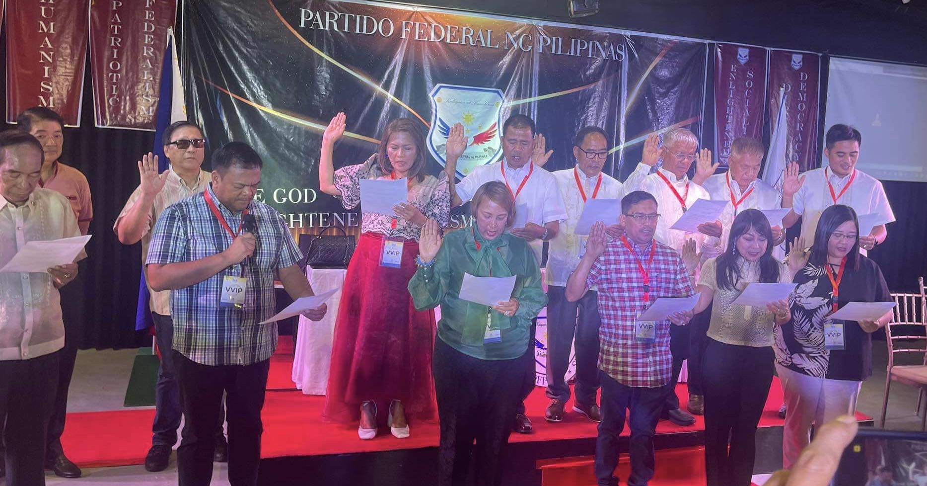 New Members of Partido Federal ng Pilipinas take their Oath.. - Reporma
