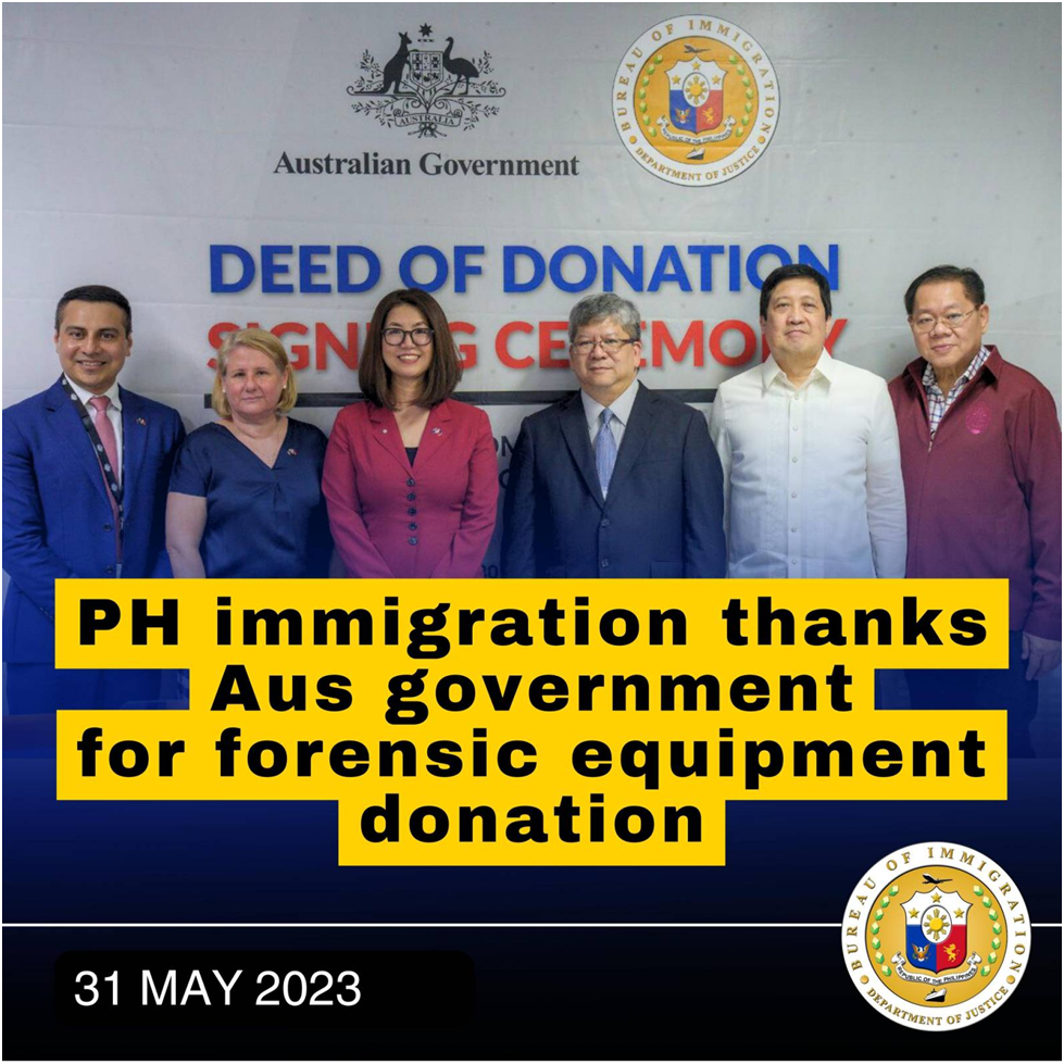 Australian government donate forensic document examination equipment to ...