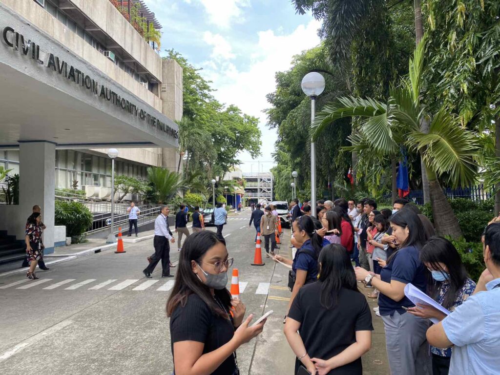 CAAP and MIAA immediate action after the EarthQuake - Reporma